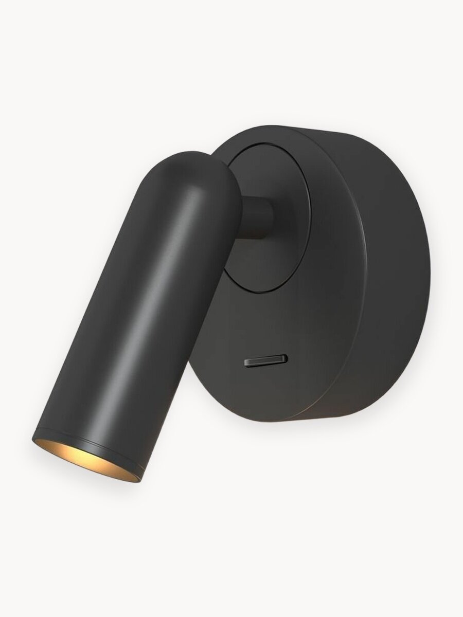 Настенный светильник бра светодиодный черный Maytoni Technical Mirax C038WL-L3B3K