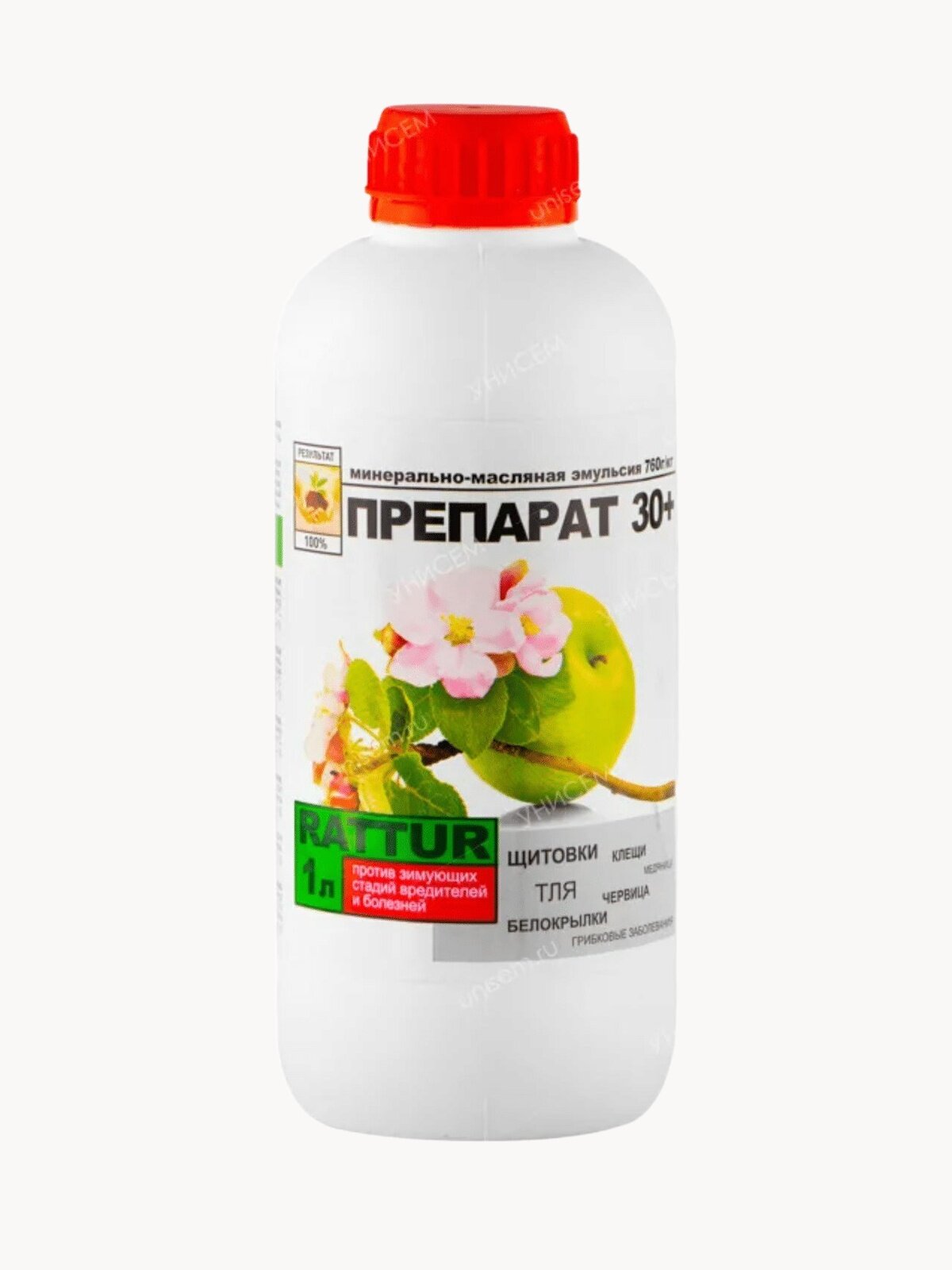 Препарат 30+, весенняя промывка, от зимующих вредителей, 1 л