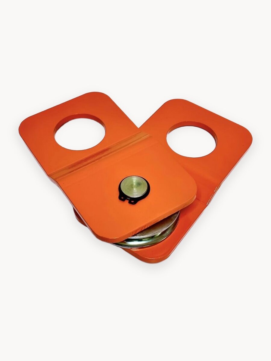 Блок для усиления тяги лебедки / полиспаст гибман 4 тонны/BRP-СH4 с чехлом