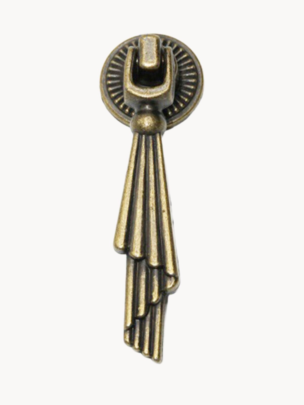 Ручка мебельная капля, 2 шт, цвет бронза, арт. UV456047