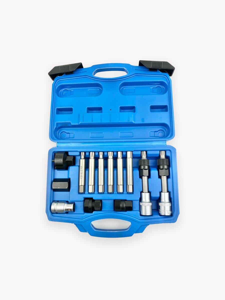 Набор ключей съемников для снятия шкивов генератора 13шт