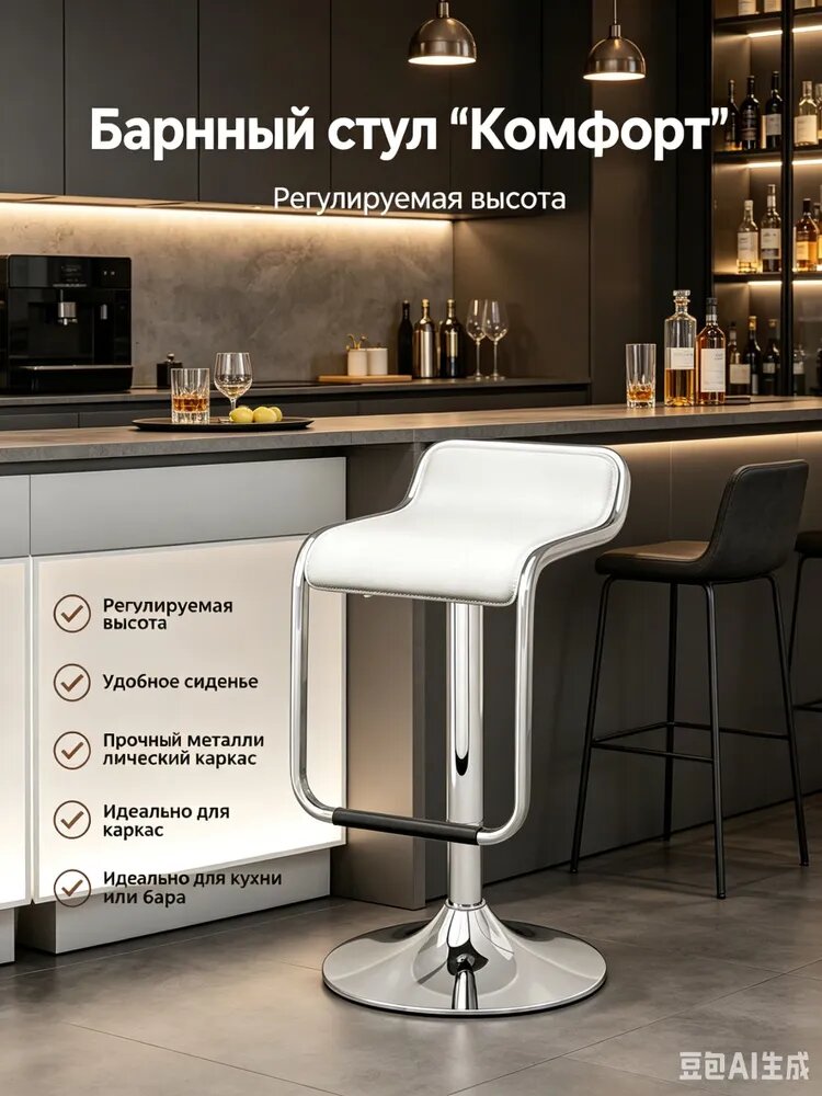 Стул мастера, белое