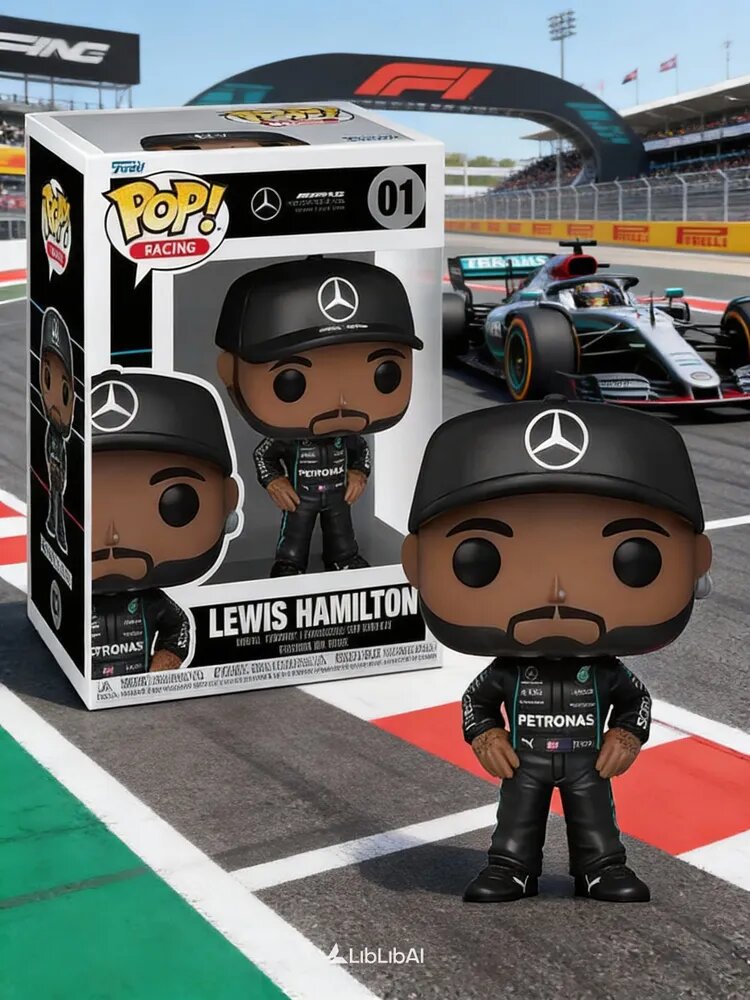 Фигурка Fun.ko POP! Lewis Hamilton Mercedes-AMG F1 Formula, коллекционная модель