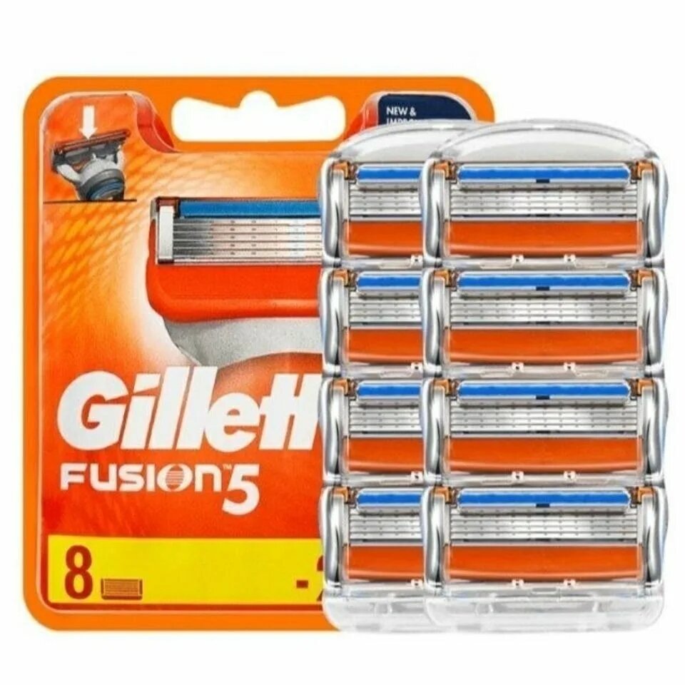 Бритва Gillette Fusion5 из нержавеющей стали 8 blade head