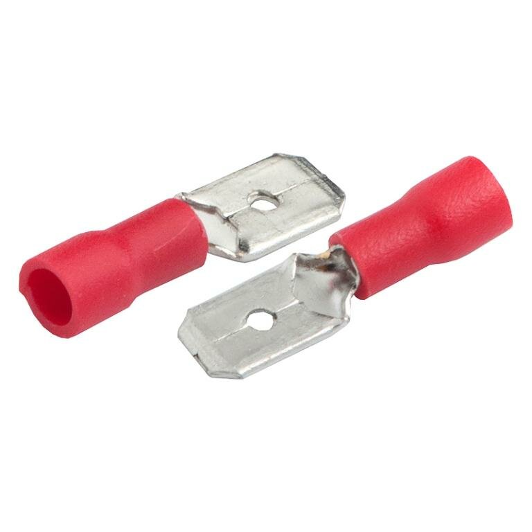 General Lighting Systems Разъем РпИп 1,25-5-0,8 (плоский) "папа" GRIP-1,25-4,75 Красный, 100 штук 475723