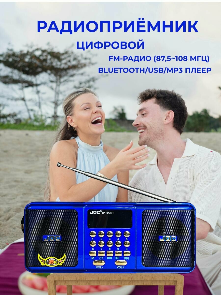 Цифровой радиоприёмник/Bluetooth/USB/MP3/плеер
