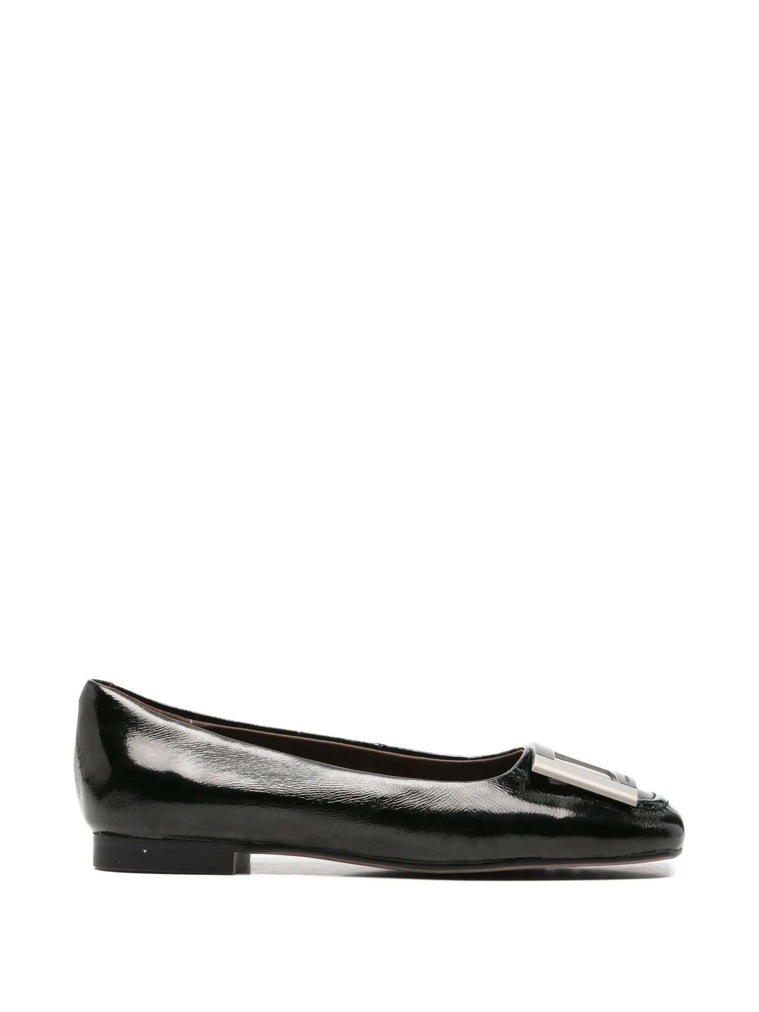 Балетки Buckle-detail square-toe ballet flats