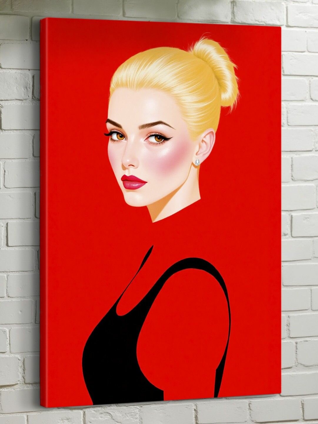 "Blonde Shift" - картина на холсте, 80x50 см.