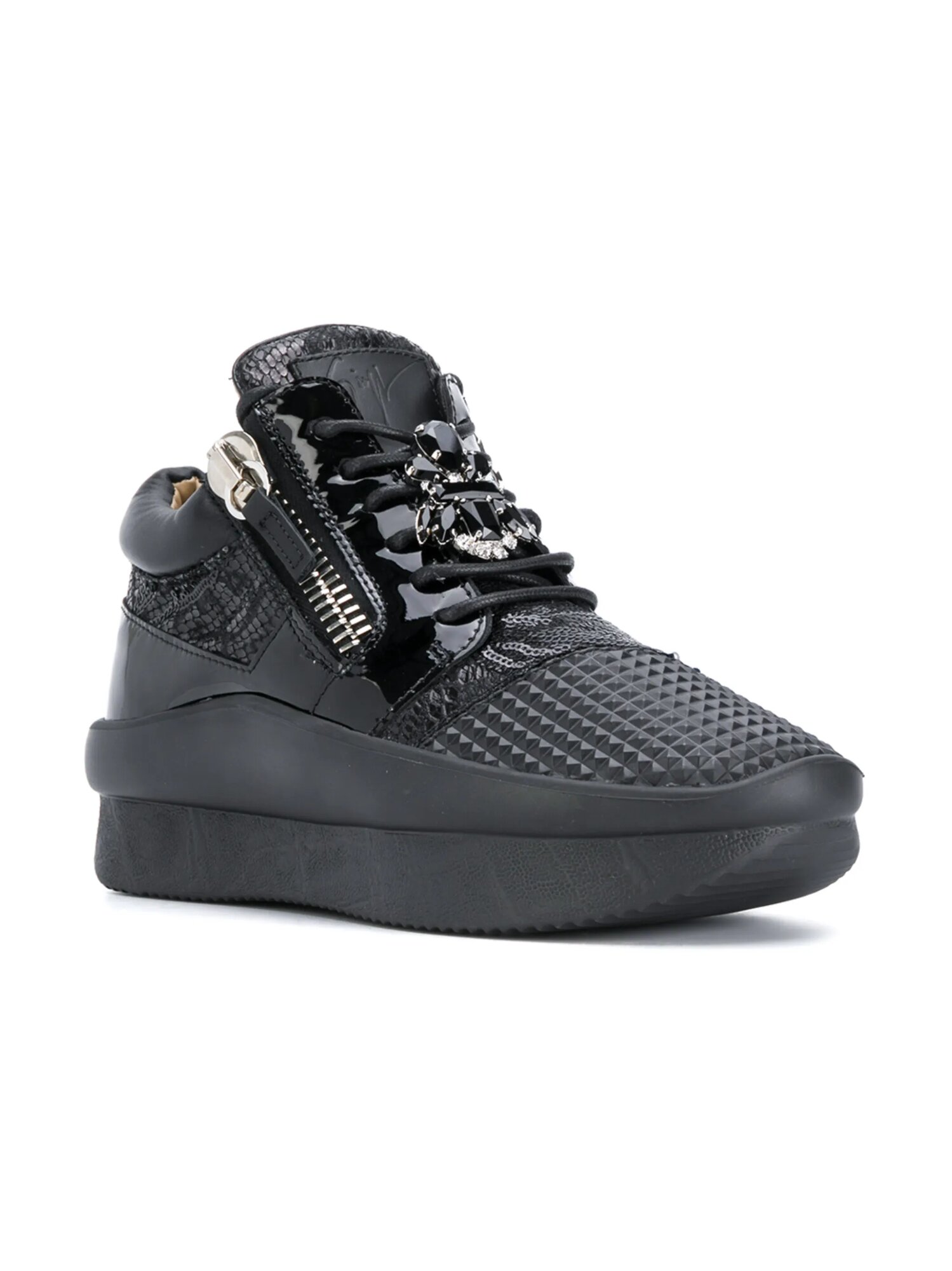 Кроссовки Giuseppe Zanotti 'Buster Runner', размер 40 EU, black/black — фото 1