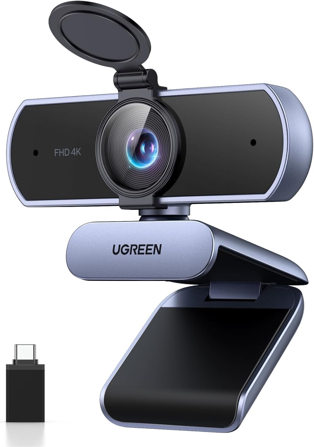 Веб-камера Ugreen 4K UHD 8Мп CM831 для стрима видео конференций вкс зума (65381)