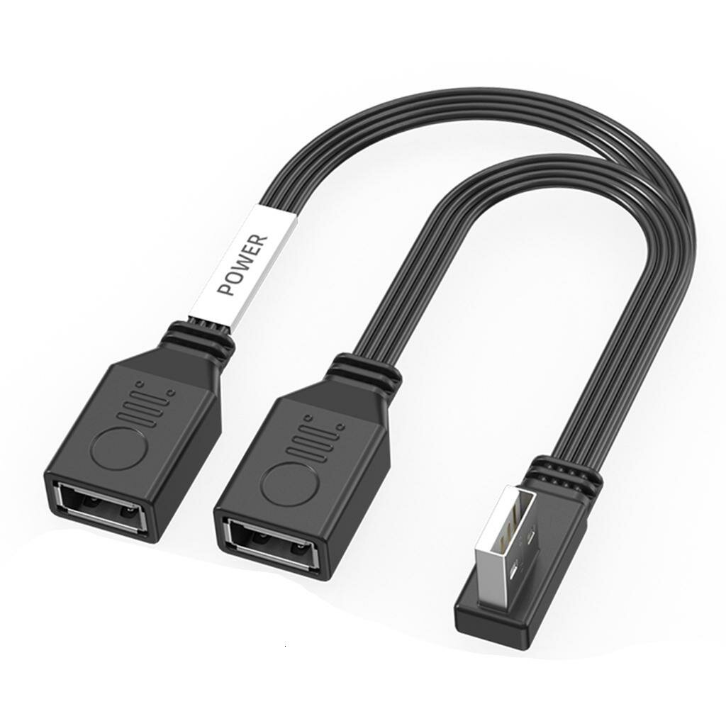 USB-разветвитель с двумя гнездами, 10cm - правильно