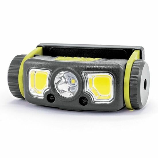 Фонарь налобный яркий ЛУЧ LH-400 "Cobra PRO" CREE 200лм +COB 230лм, сенсорное включение, магнит, Li-ion 2600mAh (4606400106302)