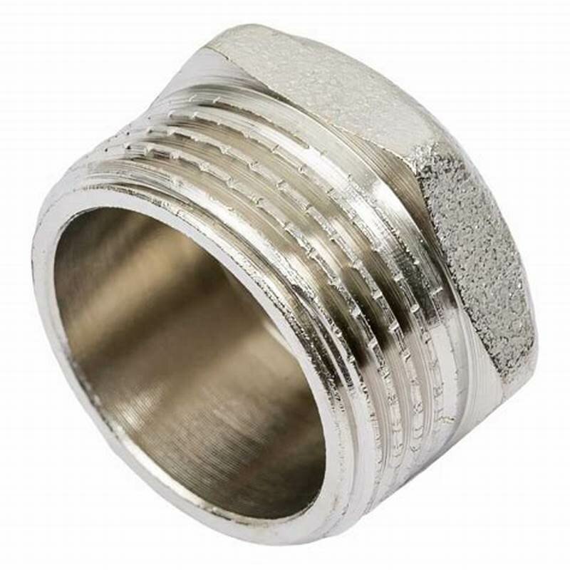 Заглушка STI, 3/4", наружная резьба, никелированная