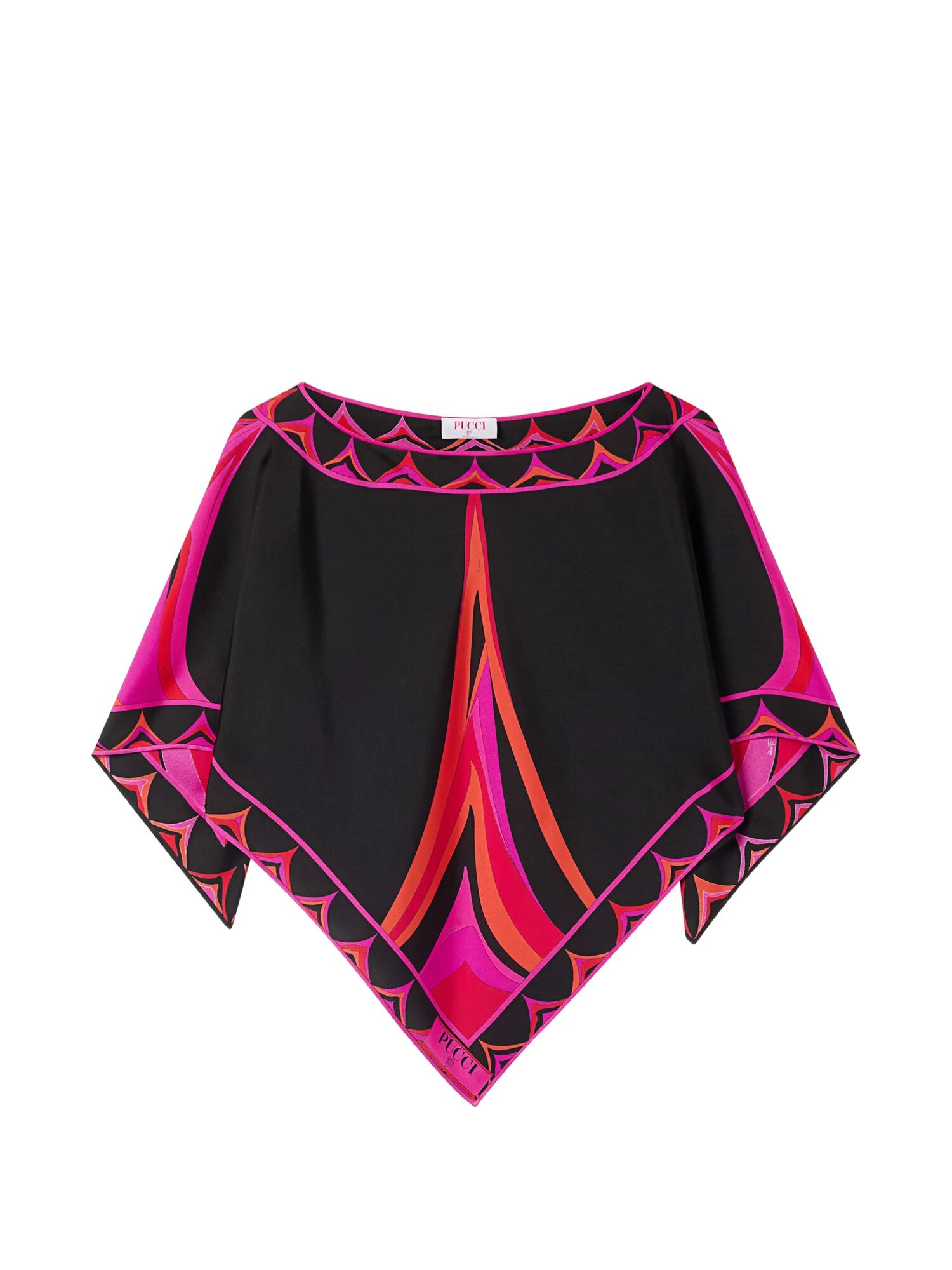 Топ Fari-print kaftan top