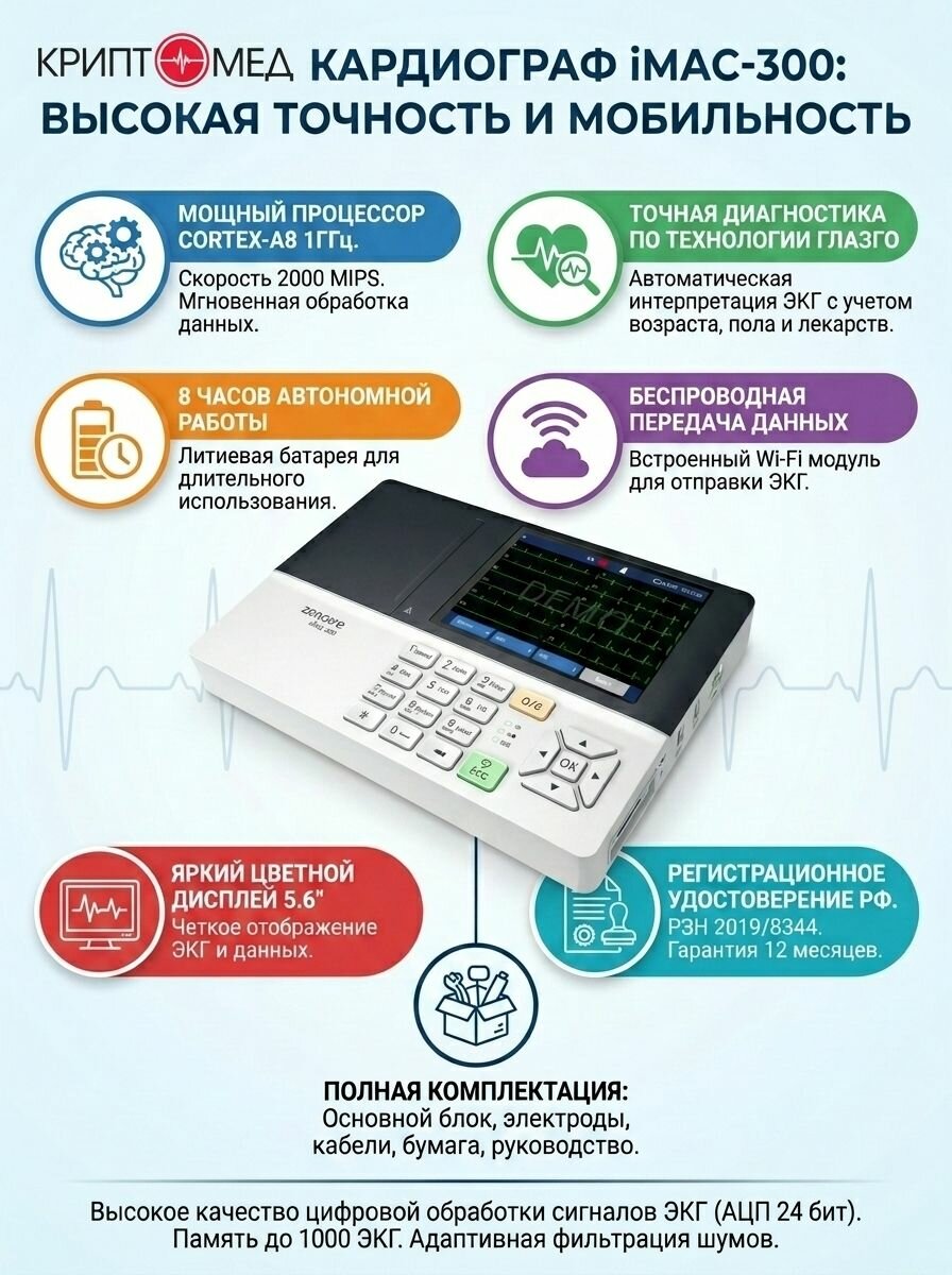Электрокардиограф IMAC-300