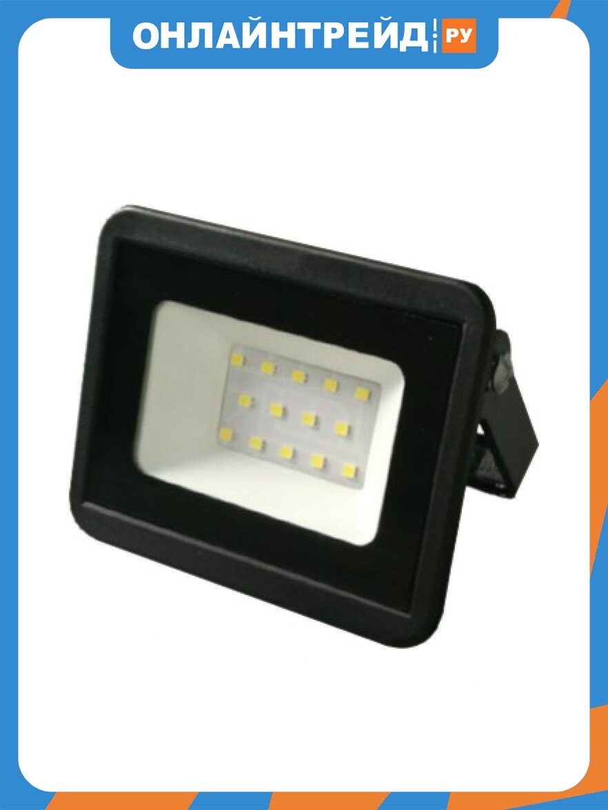 Прожектор Foton Lighting Foton FL-LED Light-PAD 10W Plastic Black 2700К 1000Лм 10Вт AC220-240В 100x80x25мм