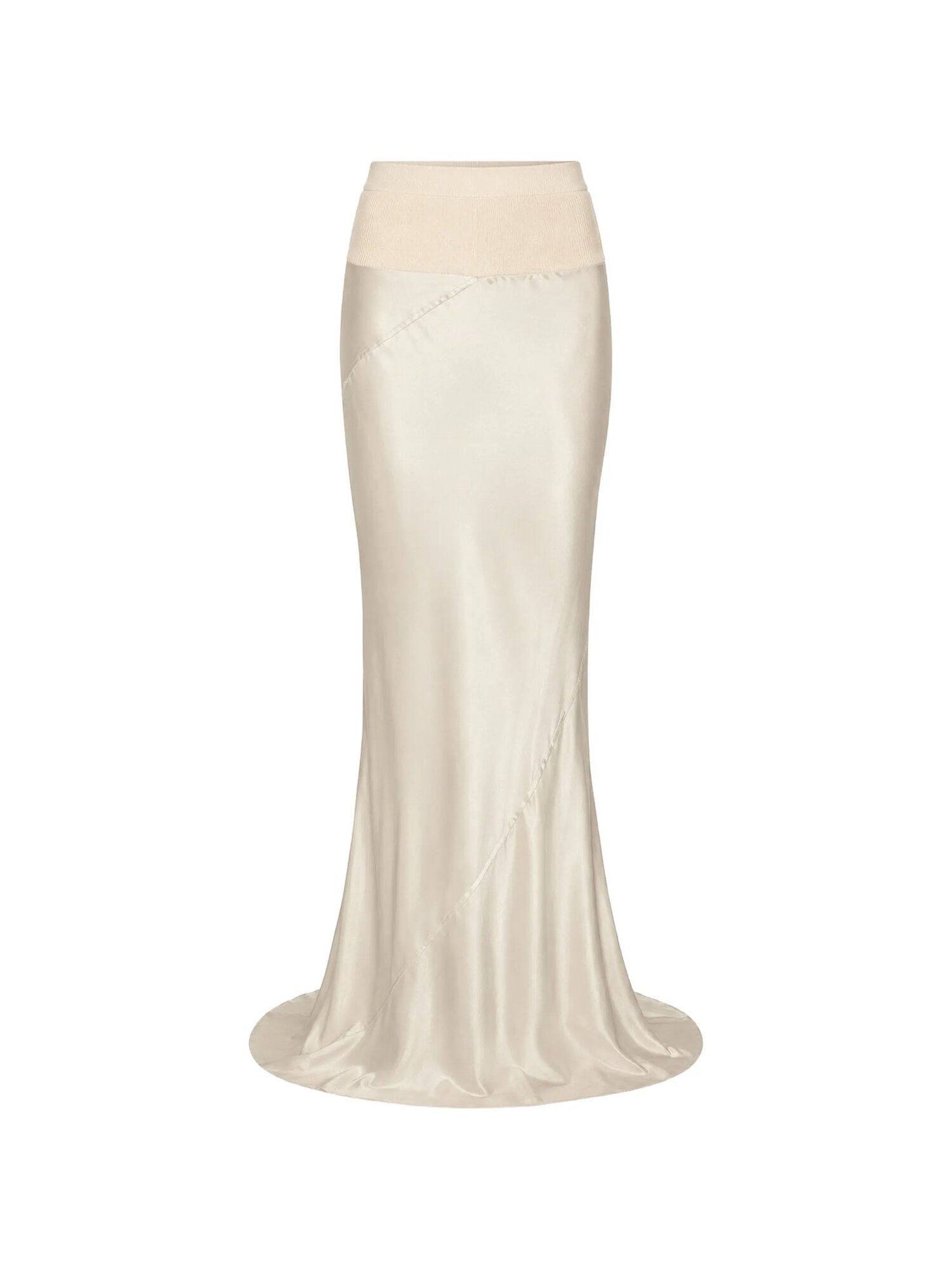 Юбка Coda satin-finish high-waisted slim maxi skirt