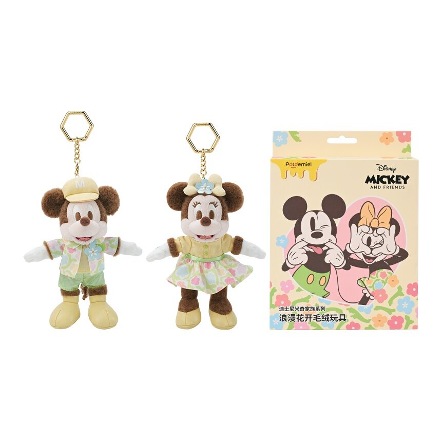 POTDEMIEL x Disney Mickey Mouse Family Collection Минни Плюшевые брелки Высота 16 см 14 см Длина