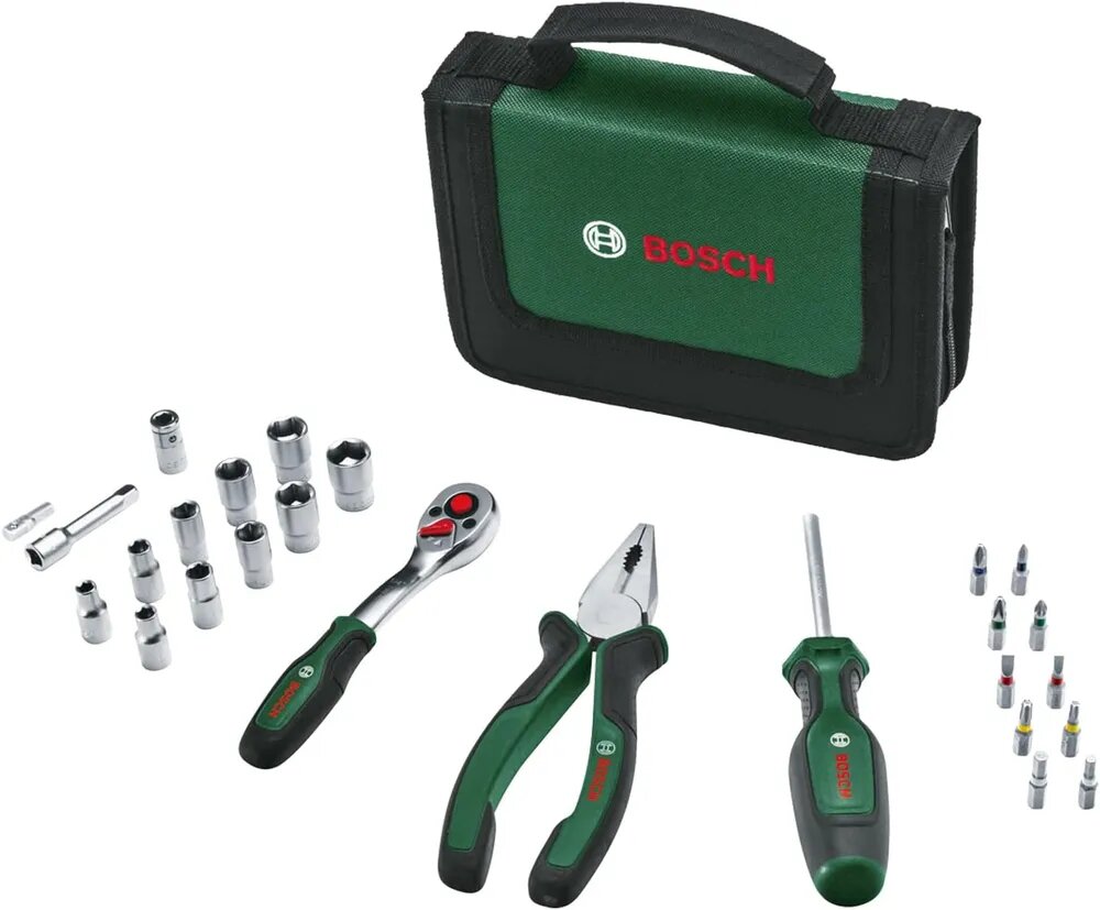 Bosch Набор ручных инструментов, 26 шт, 1600A02BY2