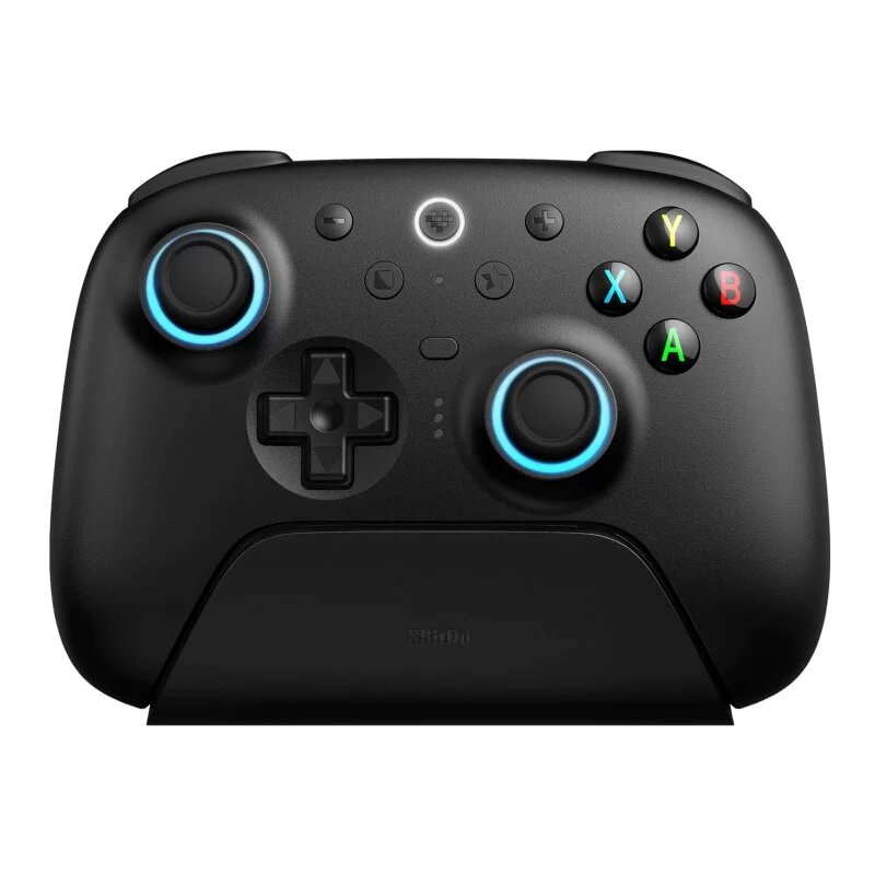 8Bitdo Ultimate 2 беспроводной игровой контроллер с тактильными триггерами и RGB-подсветкой в черном цвете для геймеров
