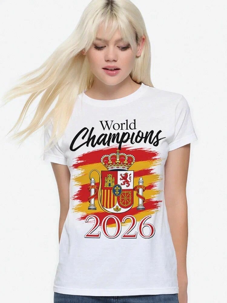 Футболка Сборная Испании Чемпионы мира 2026