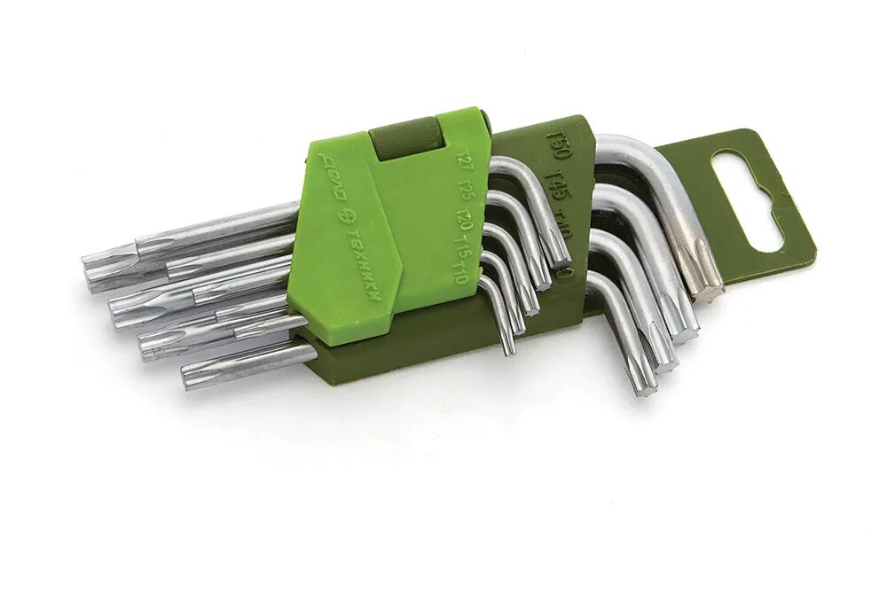 Набор ключей угловых TORX коротких Дело Техники, 9 шт, 563090