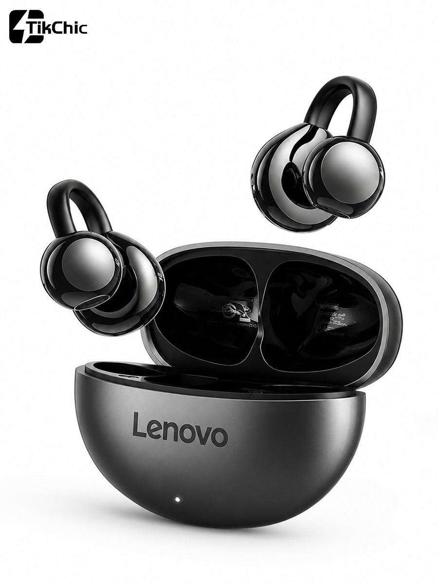 Наушники беспроводные Tikchic Lenovo TA410 для телефона спортивные с микрофоно для андроид айфон Блютуз гарнитура для бега для фитнеса для звонков