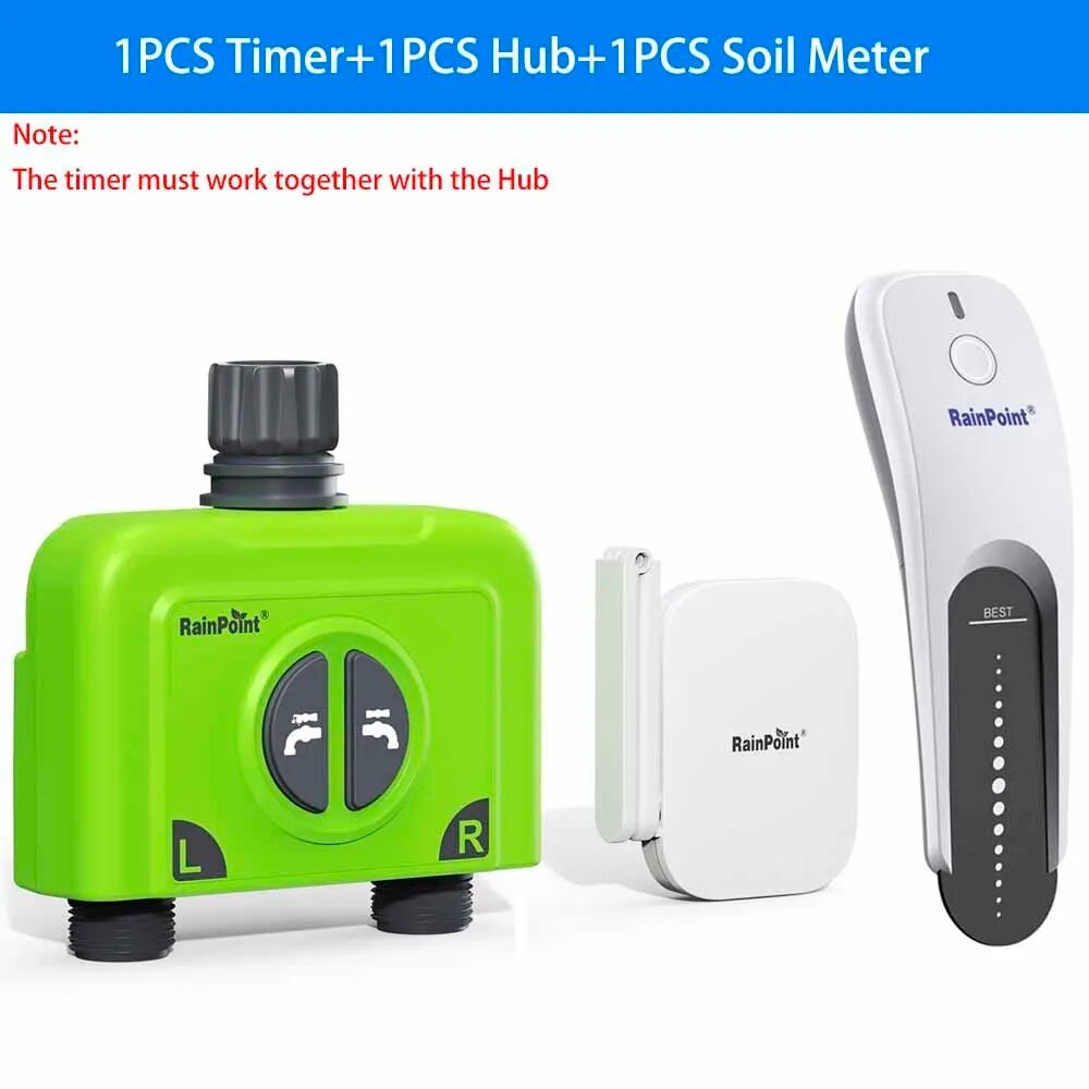 JOEKOL RAINPOINT Wi-Fi Таймер для полива 2 Zone Timer Meter