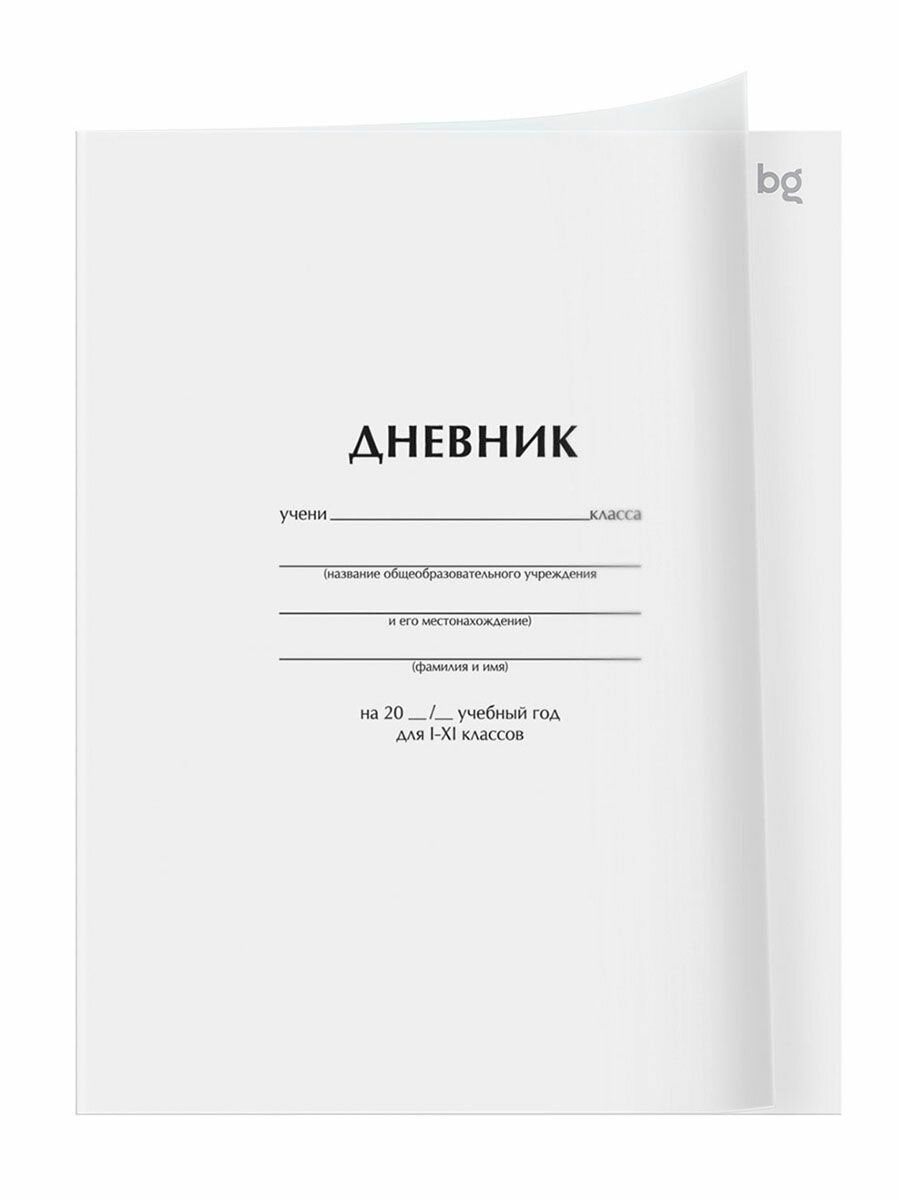 BG Дневник школьный, листов: 48