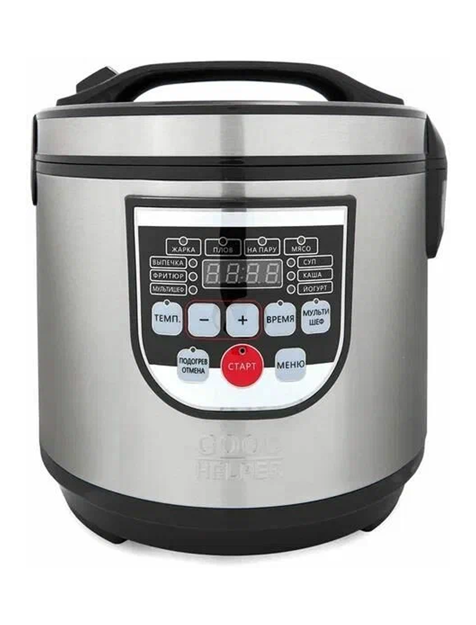 Мультиварка GOODHELPER MC-5100, 5 л, 10 программ, серебристая
