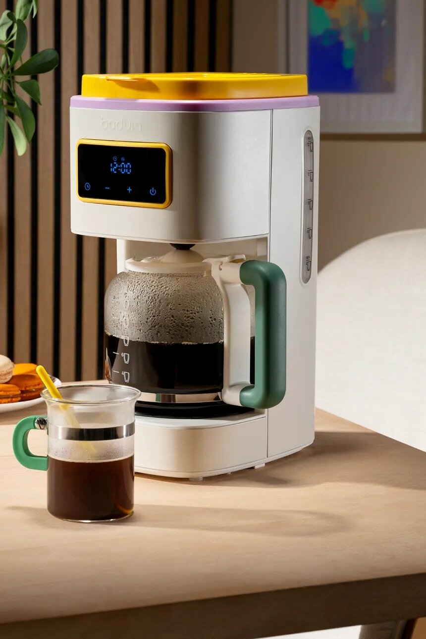 Капельная кофеварка Bodum BISTRO, размер 21.5х17.3х34.8 см, объем 1.5 л - 12095-763EURO-MOMA