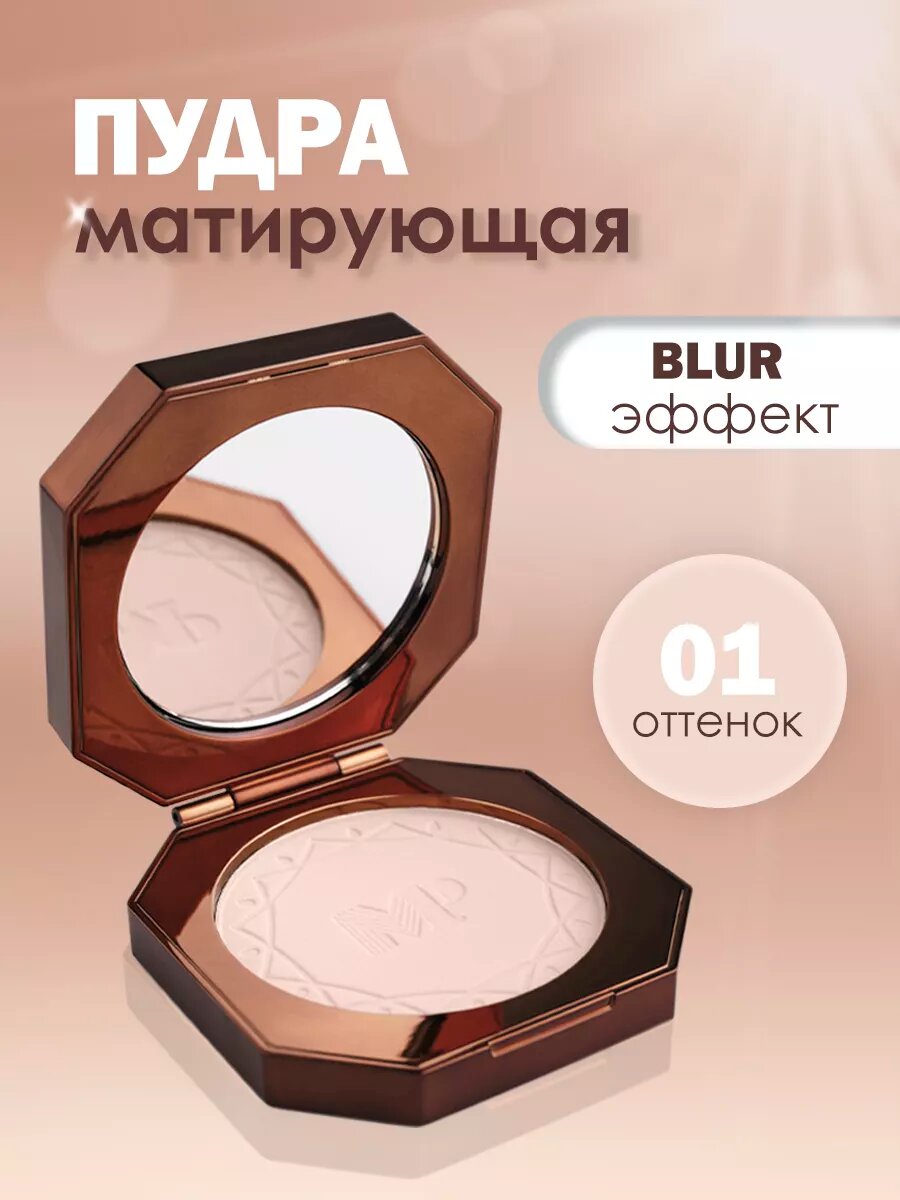 Пудра для лица матирующая тон 01