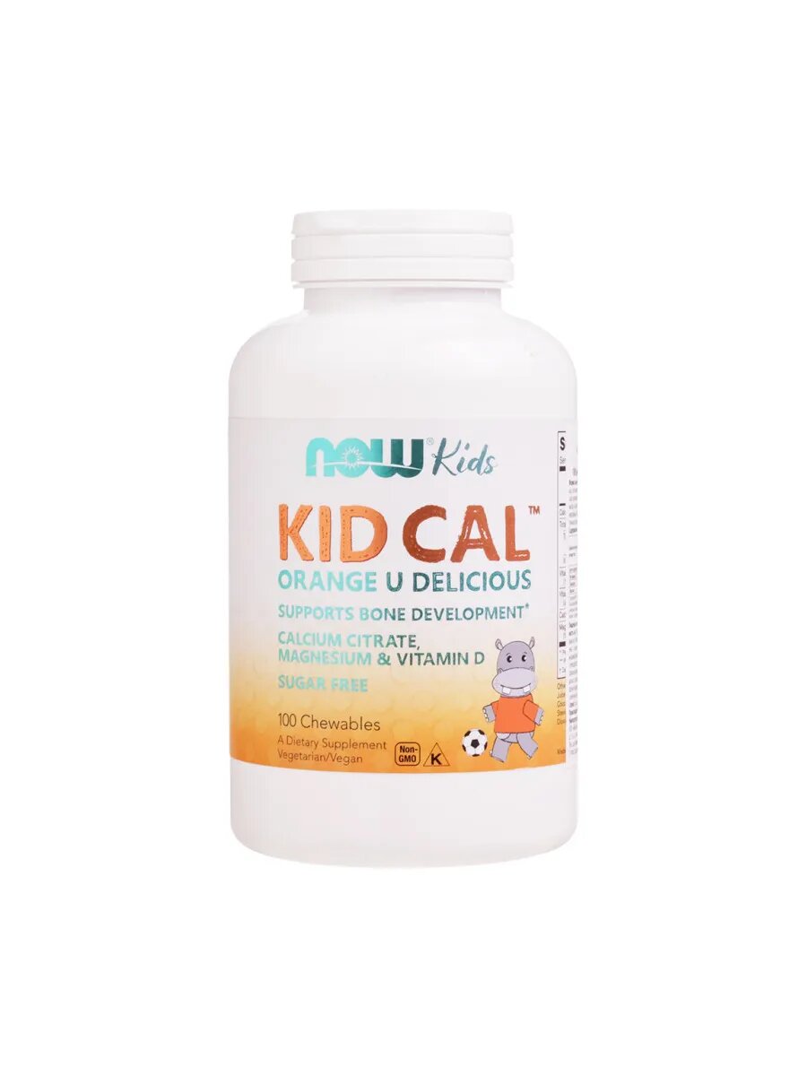 Now Детский витаминный кальций/Kid Cal Chewables жевательные