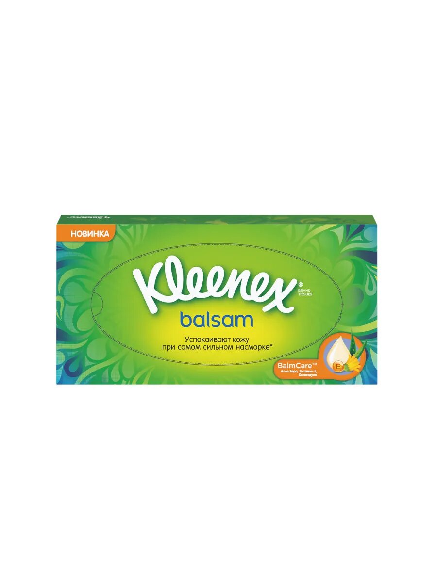 Kleenex Салфетки Balsam в коробке 72 шт