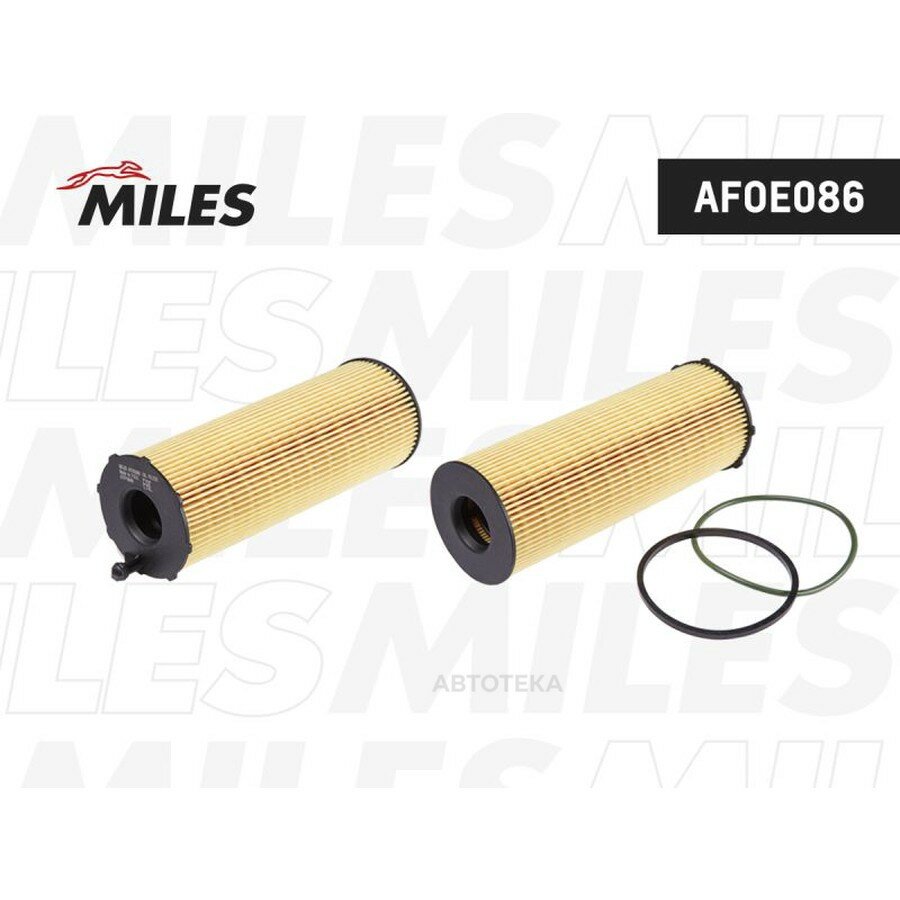 Фильтр масляный (вставка) VAG A4/A5/A6/Q7/TOUAREG/CAENNE 2.7-6.0 TDI (FILTRON OE650/6 MANN HU8001X) AFOE086 MILES AFOE086