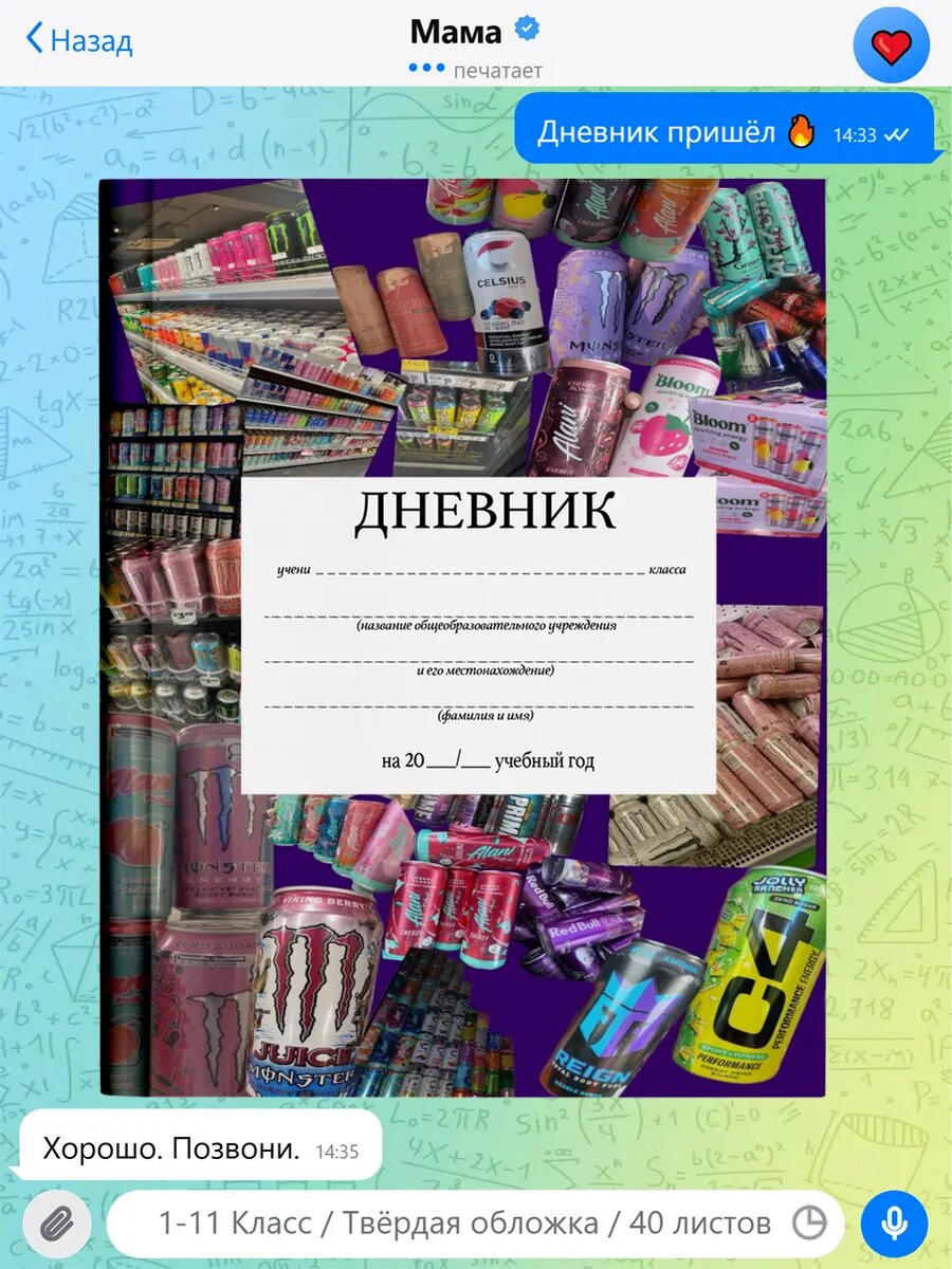 Школьный дневник с принтом y2k pinterest