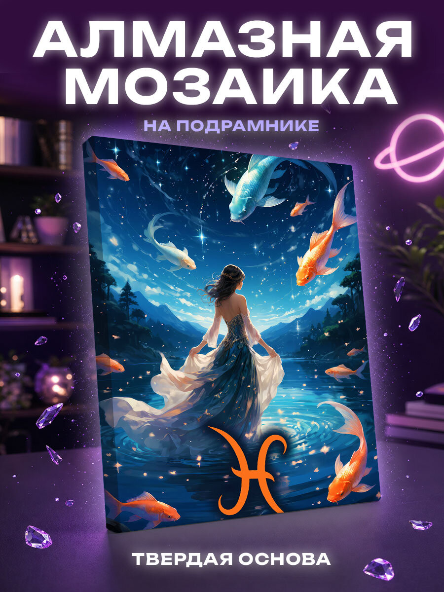 Алмазная мозаика Рыбы