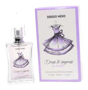 Женский аромат Sergio Nero Dress To Impress In Violet, 50 мл - Фиолетовое Платье
