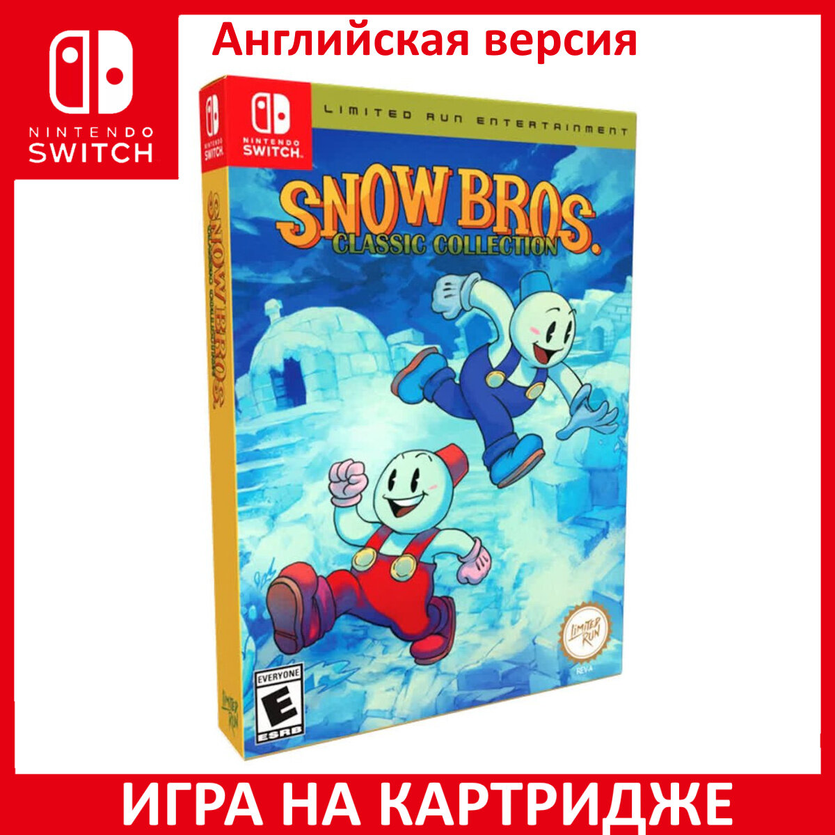 Игра Snow Bros: Classic Collection Классическое Издание (Classic Edition) (Limited Run #303) Switch Английский язык Картридж на Nintendo Switch