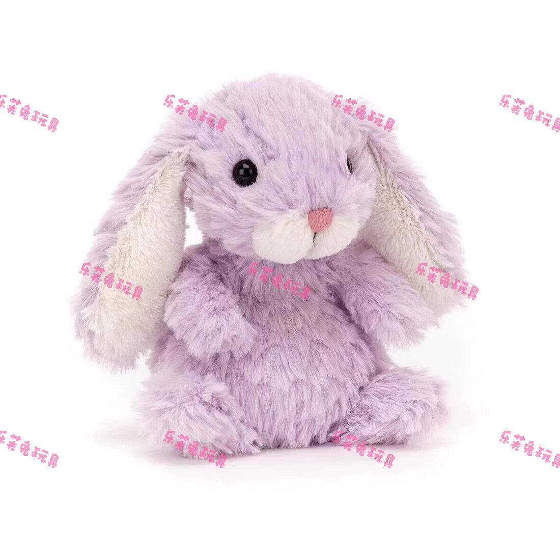 Плюшевая игрушка Jellycat Кролик Фиолетовый сладкий, мягкая игрушка-подушка с чехлом