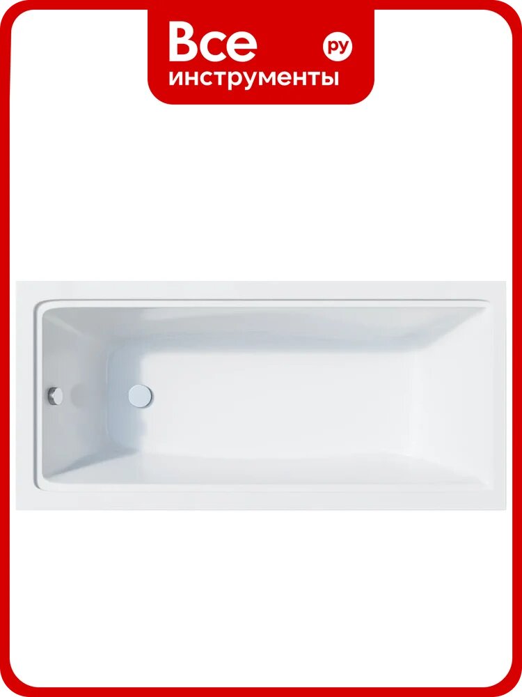 Прямоугольная ванна Corpa Nera Davinci 150х70, белый CN05001WH