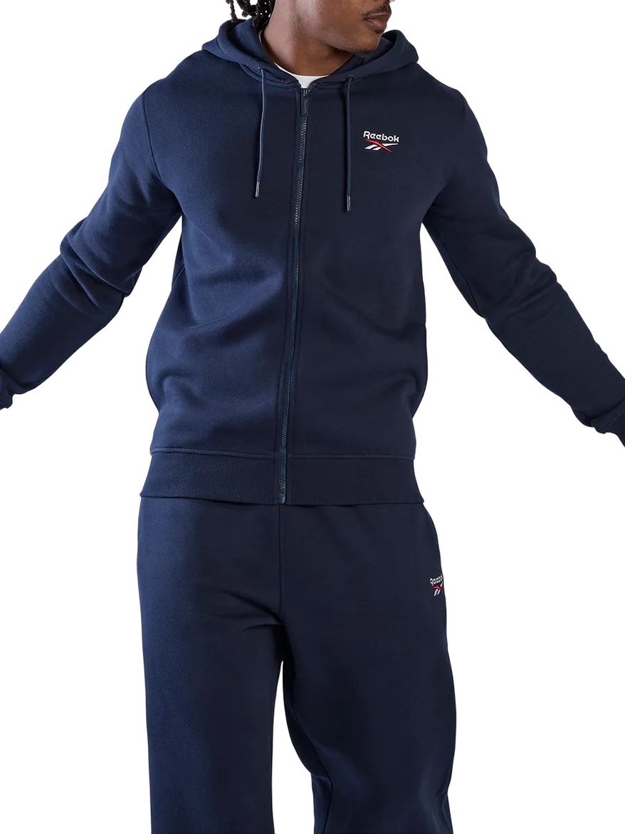 Толстовка спортивная Reebok Identity 2-Col Logo Fleece F/Z Hoodie