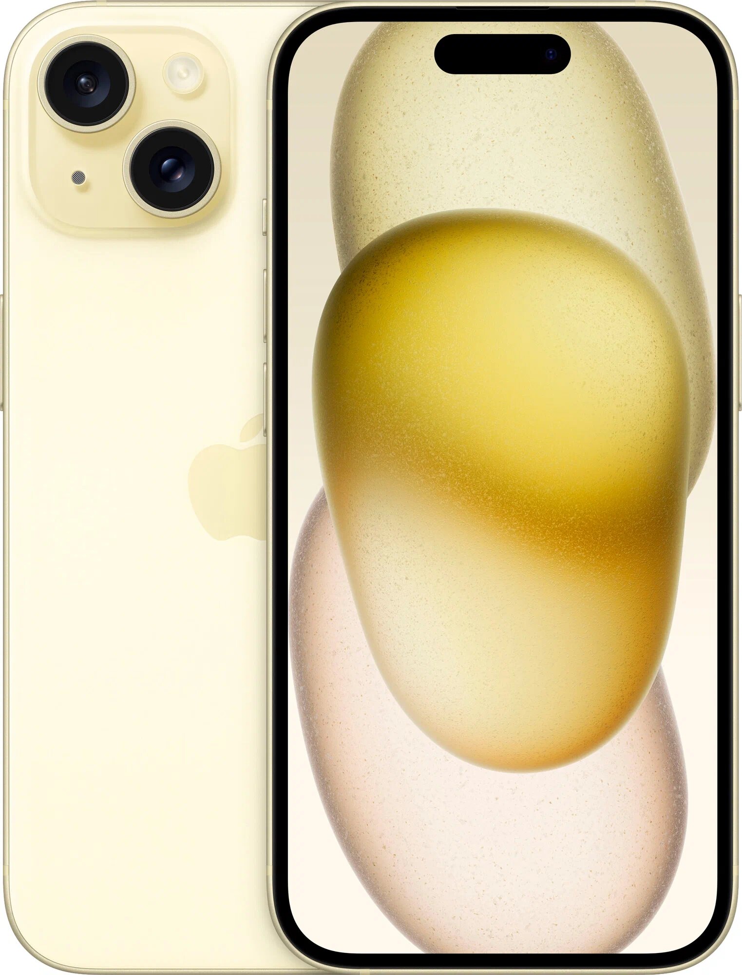 Смартфон Apple iPhone 15 256 ГБ, SIM + eSIM, 5G, OLED, Yellow (жёлтый)