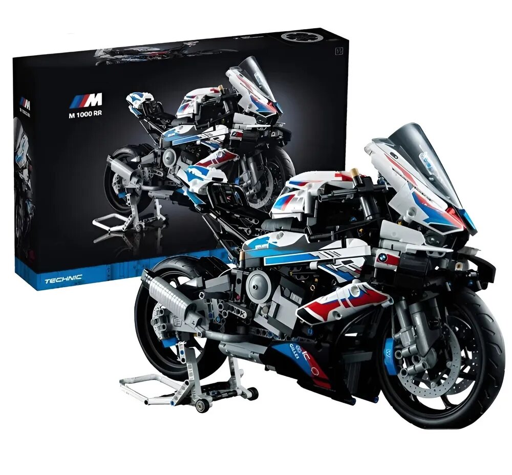 Мотоцикл БМВ M 1000 RR, Конструктор 1920 деталей