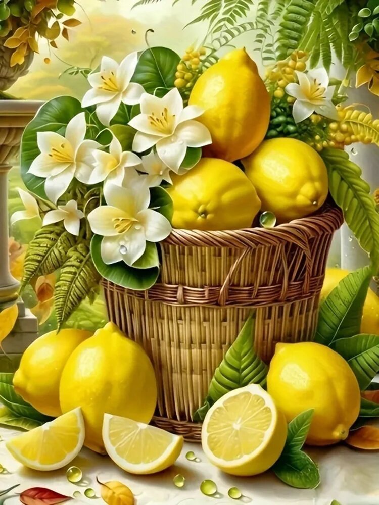 Набор для вышивания крестом Lemon Simplicity 11CT цветы 50X70cm