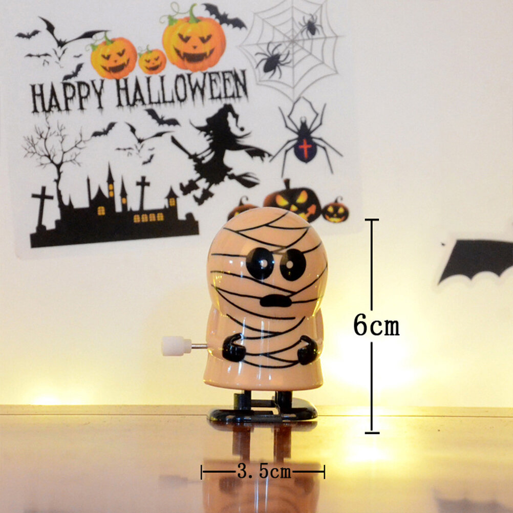 3 Штуки Игрушки На Пружине Зомби Мумия Halloween Walking Пропсы Размер 1 Цвет Разнообразный