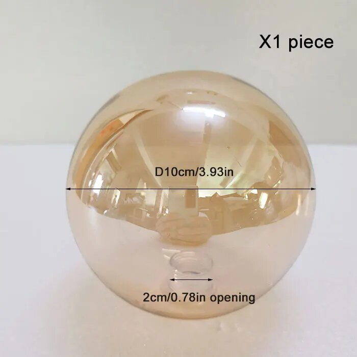 Стеклянный шар D10см, hupo, 1шт