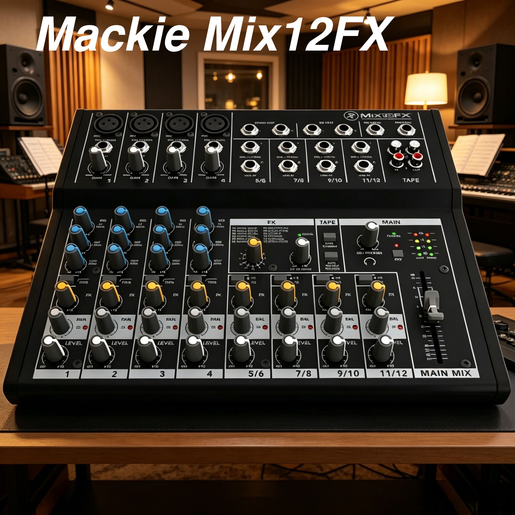 Микшер Mackie Mix12FX, черный