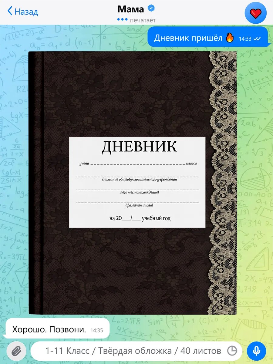 Школьный дневник с принтом y2k pinterest