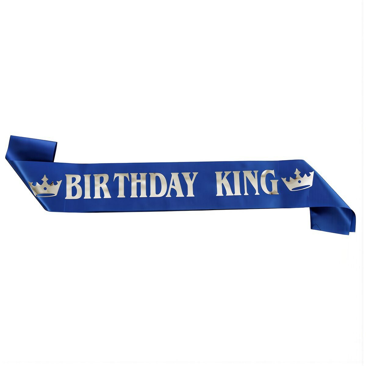 Лента для именинника из атласа Birthday King, подходит для ношения на плечах во время мужского дня рождения, вечеринок, любых торжественных праздничных мероприятий